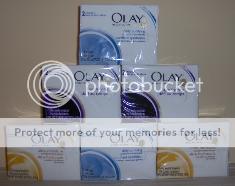 PIC* I got 6 boxes of Olay Soap Free